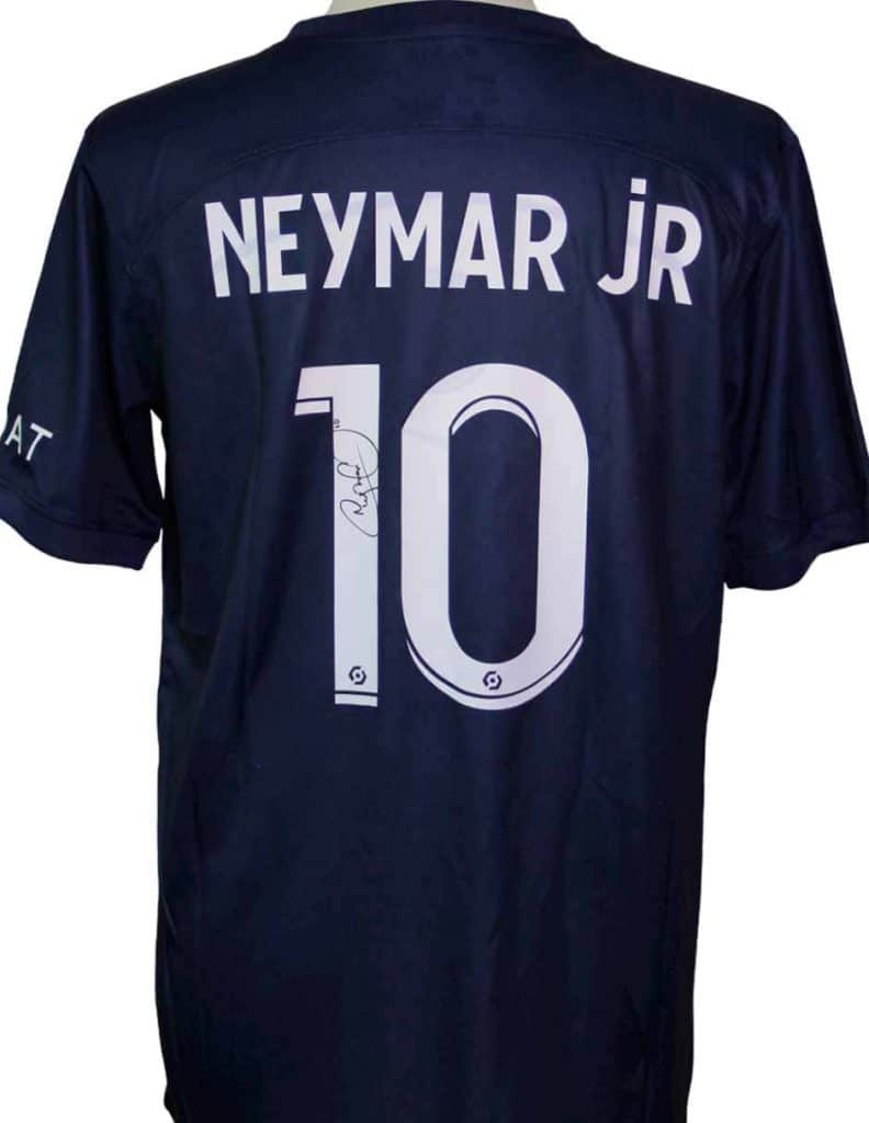 Neymar Jr - Jersey PSG Autografiado con Certificado - Ídolos
